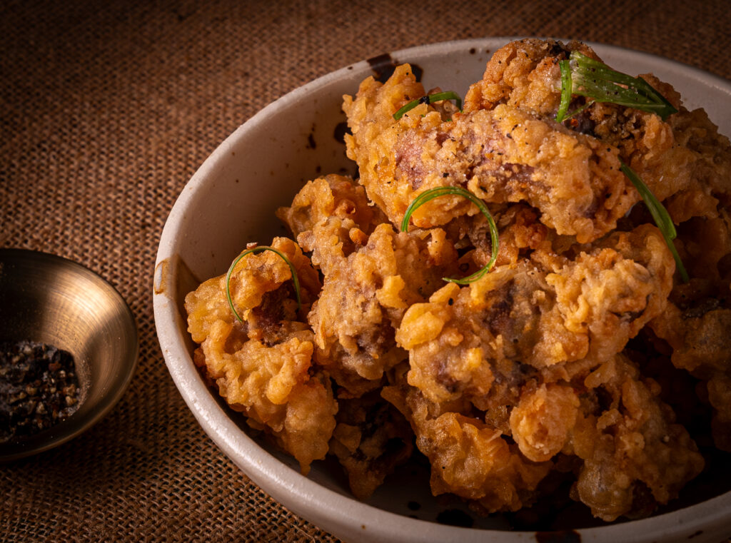 Crispy fried chicken gizzards - kimchinomnom